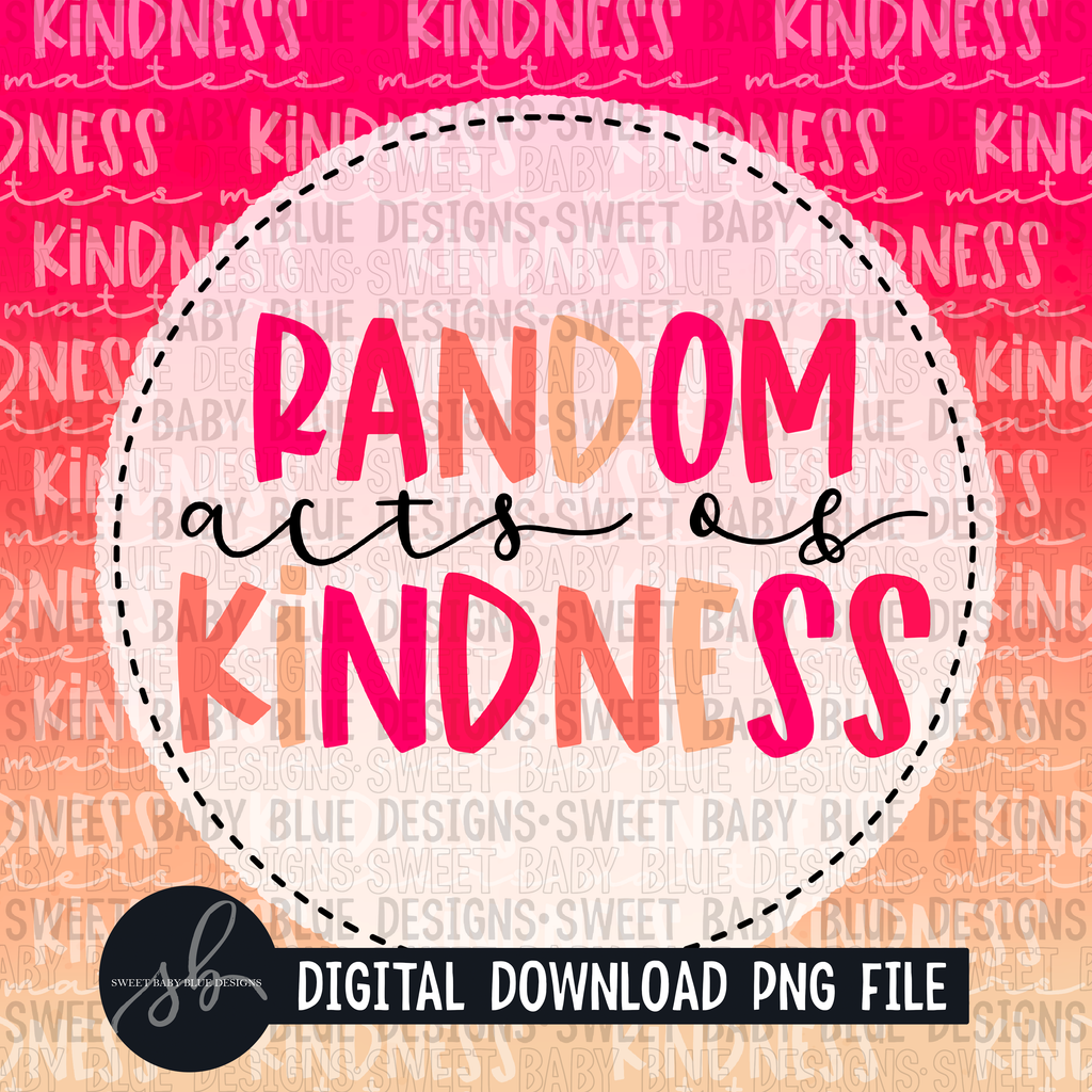 Random acts of Kindness- Interactive post - 2022 -PNG file- Digital Do ...