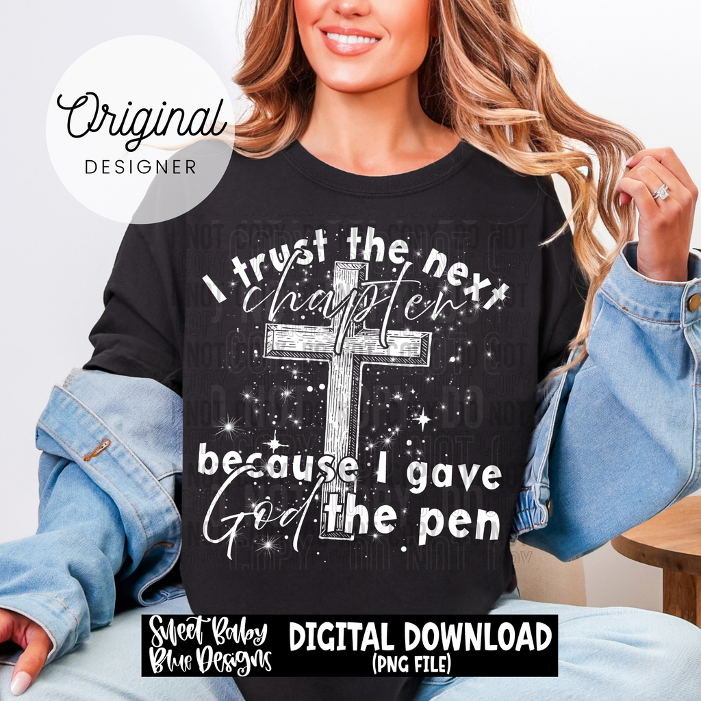 I trust the next chapter God - 2025 - PNG file- Digital Download ...