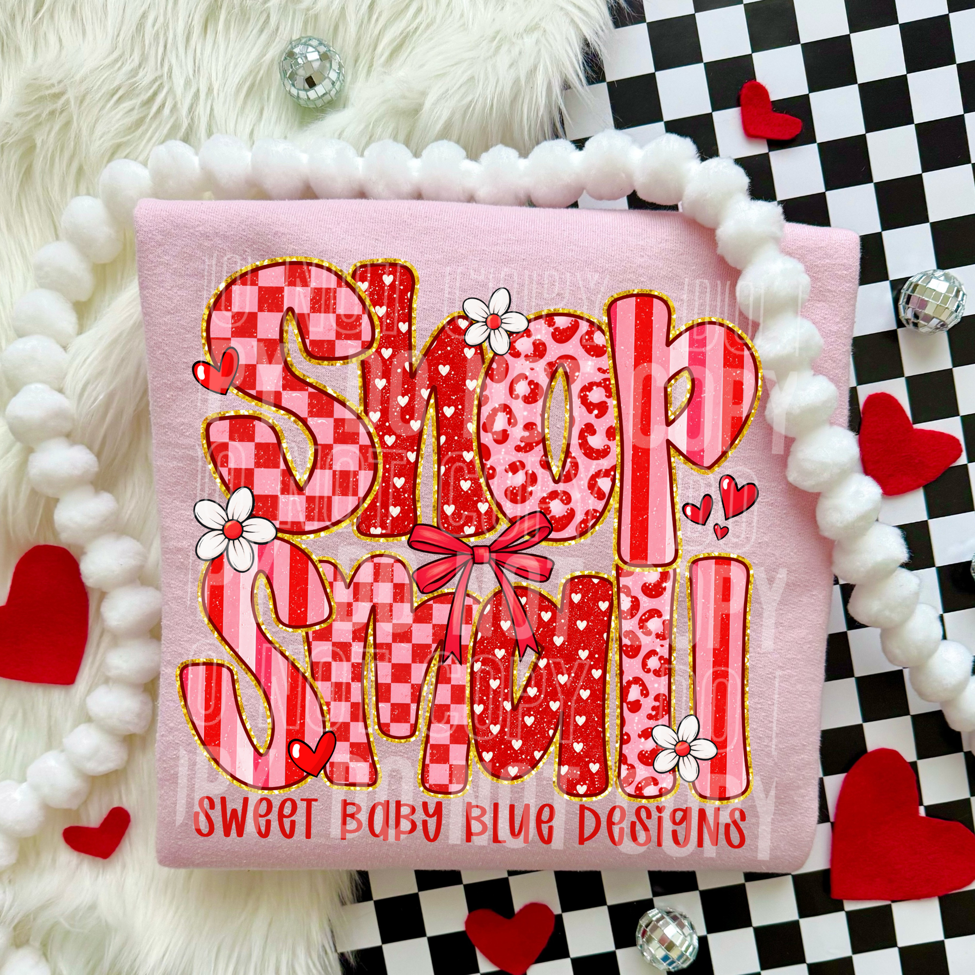 Shop small- Valentine's Day - custom business name - PNG file- Digital ...