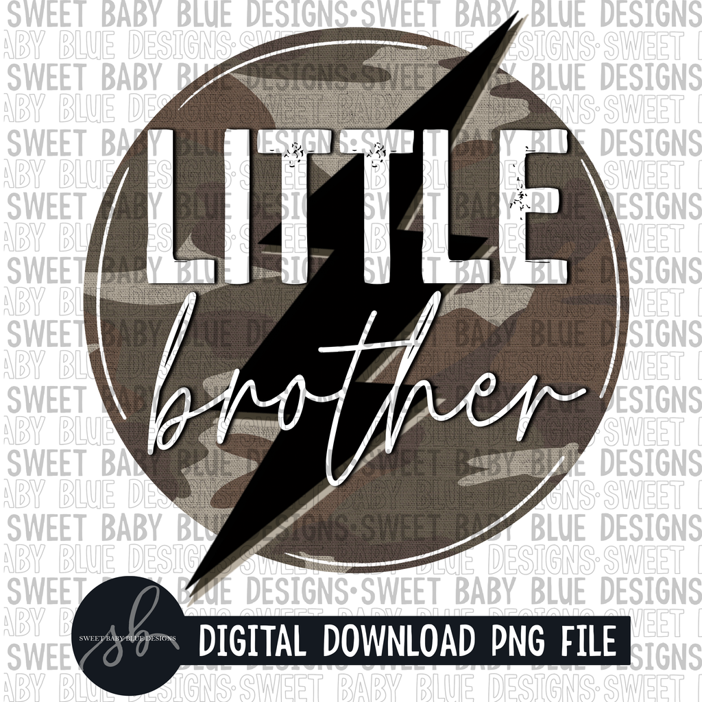 Little brother- Camo circle - 2022 - PNG file- Digital Download – Sweet ...