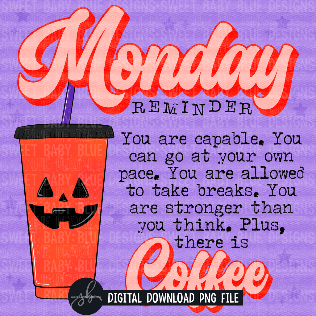 Monday Halloween- Interactive post- 2022- PNG file- Digital Download ...