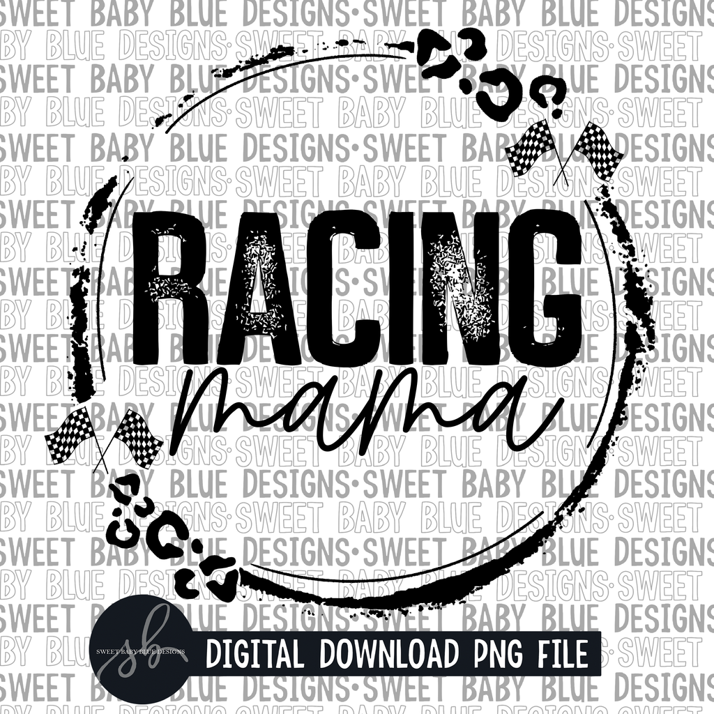 Racing mama- Single color- 2022 - PNG file- Digital Download – Sweet ...